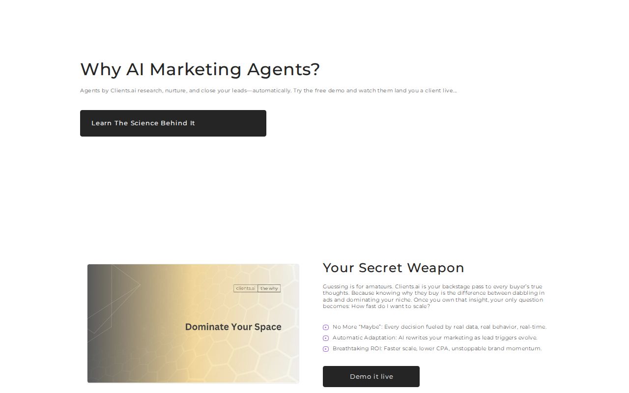 Get more clients with Agents by Clients.ai | Best AI Marketing Tools ...